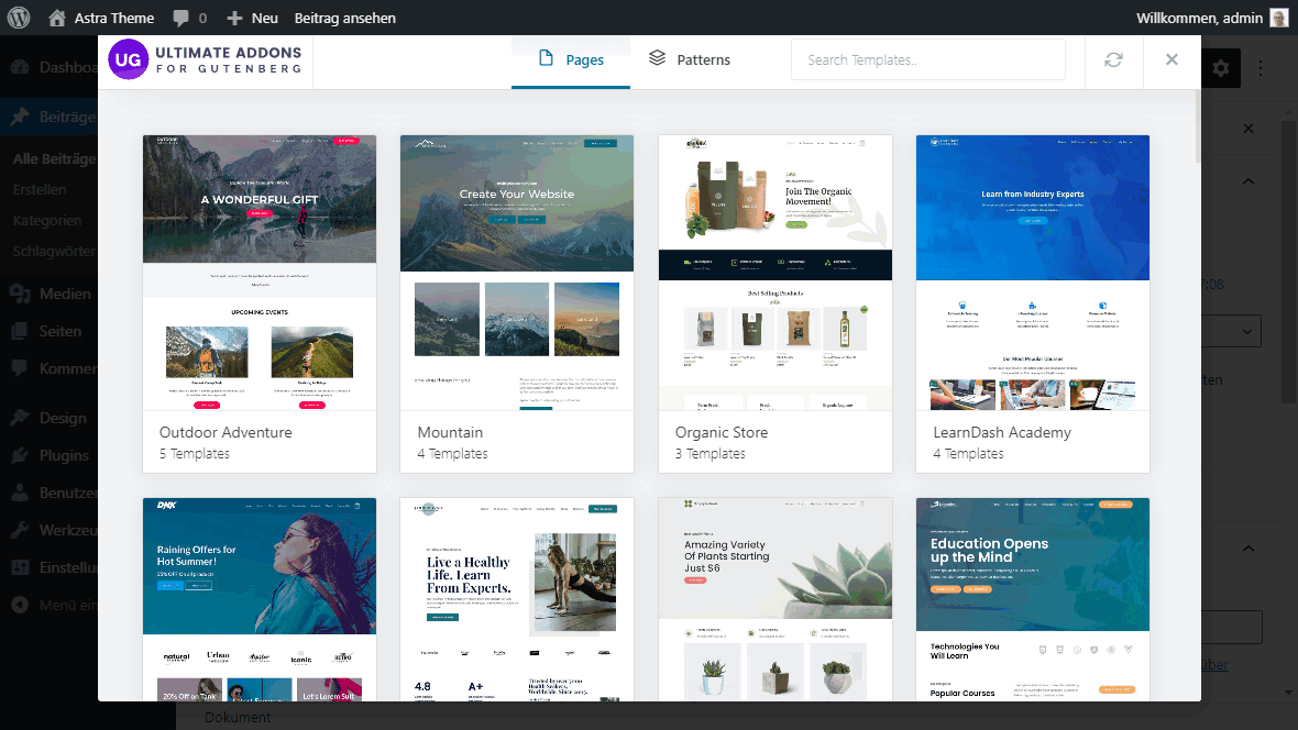 Gutenberg Block Patterns and WordPress Starter Templates - Check it out!