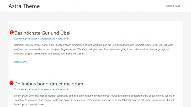 Posts Ausblenden von in Bearbeitung befindlichen Seiten und Beiträgen