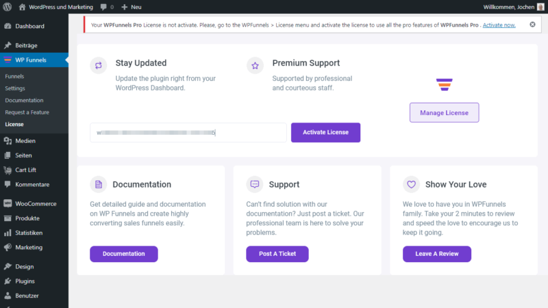 WPFunnels - Erstelle Sales Funnels mit WordPress