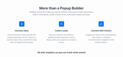 Kadence Conversions ⚡ WordPress Popup Plugin