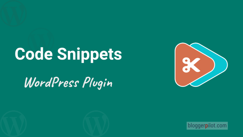 Code Snippets: ️ Das Plugin für Snippet-Verwaltung in WordPress