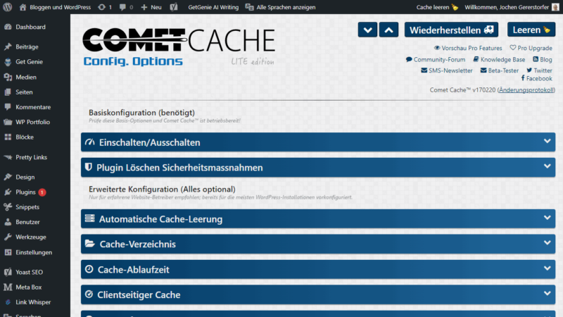 Die besten WordPress ⚡ Cache Plugins