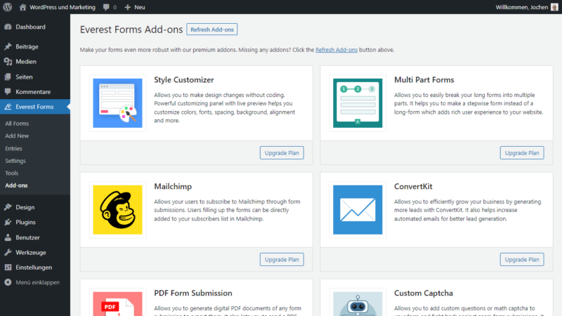 Die 16 besten ️ WordPress Formular Plugins 2025
